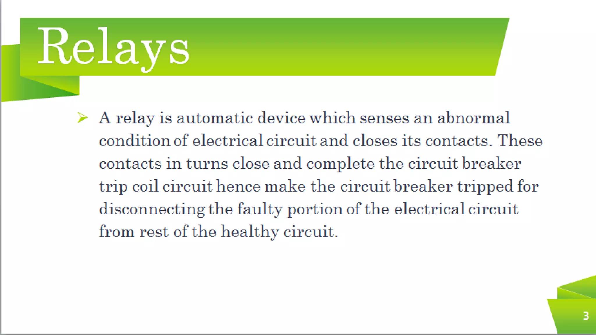 Relays and Types of Relays | PPT