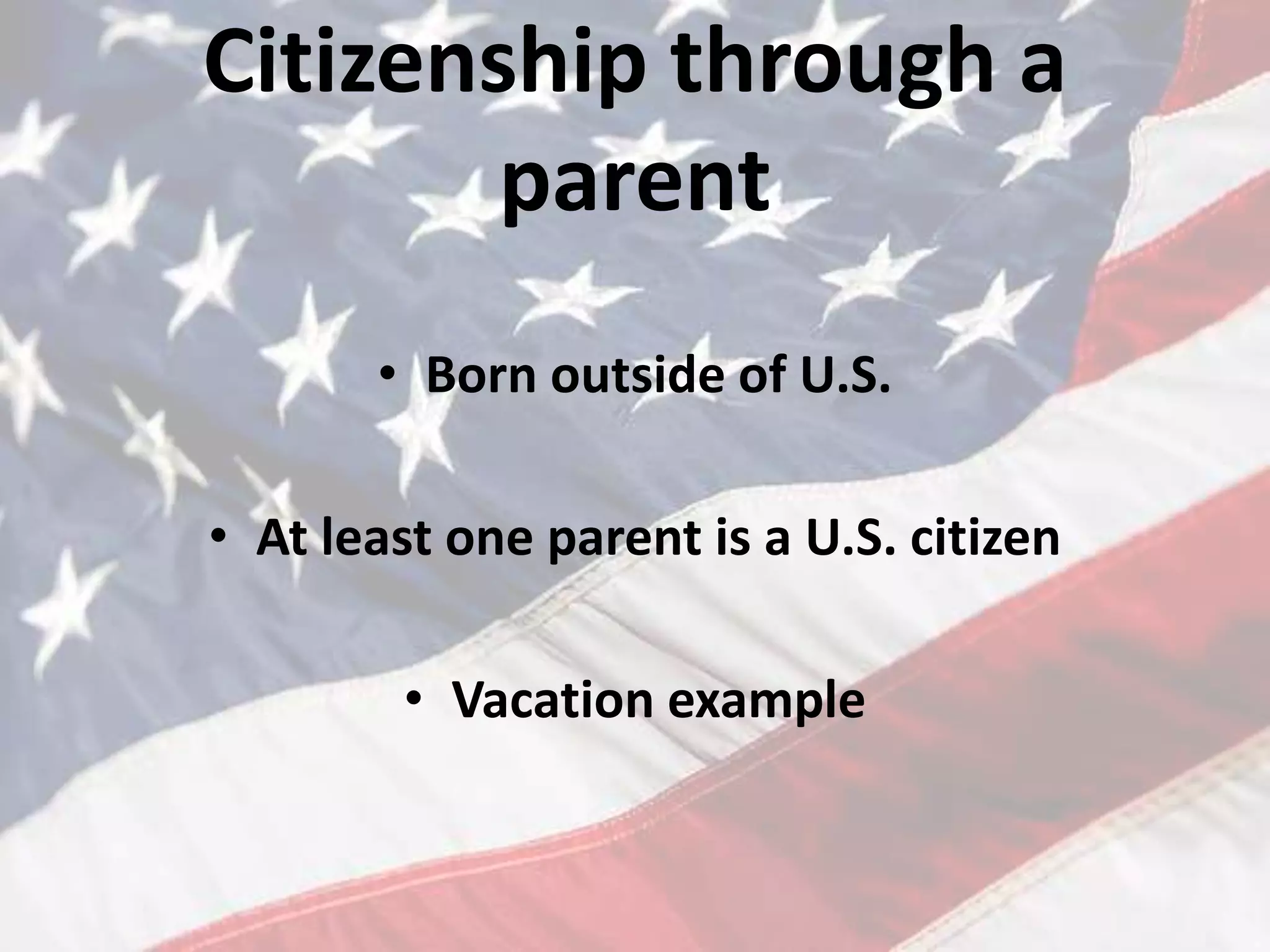U.S. citizen powerpoint | PPTX