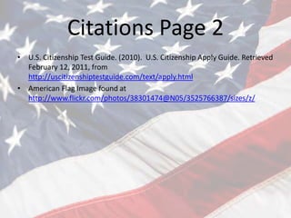 U.S. citizen powerpoint | PPTX