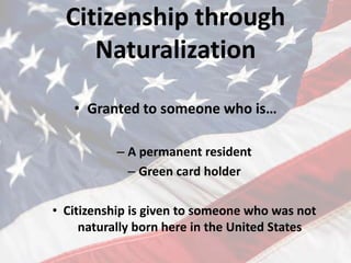 U.S. citizen powerpoint | PPTX