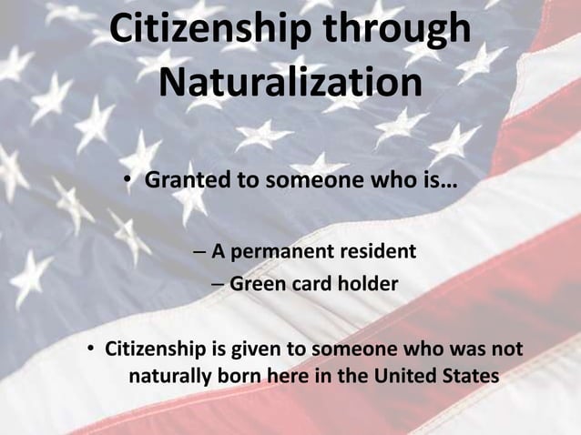 U.S. citizen powerpoint | PPTX