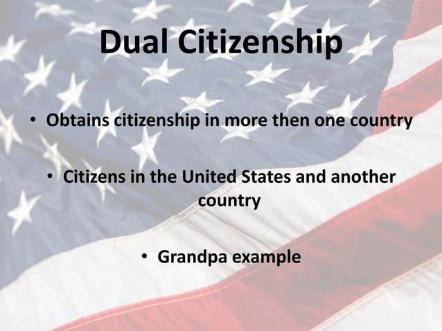 U.S. citizen powerpoint | PPTX