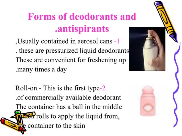 deodrants and antipersepirants | PPT