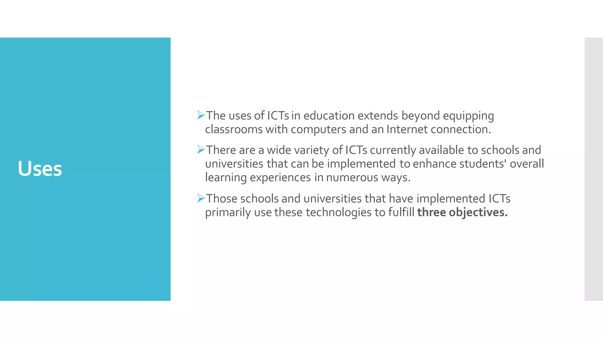 ICTs and its application in Education | PDF