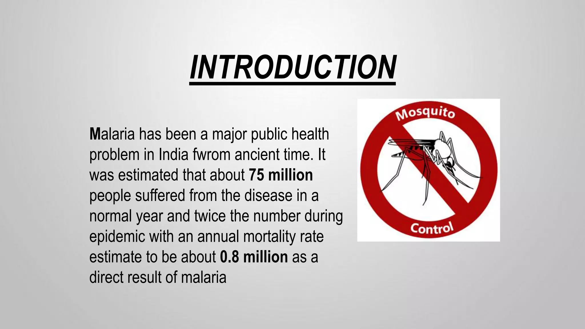 National Antimalaria program | PPTX