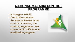 National Antimalaria program | PPTX