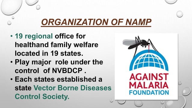 National Antimalaria program | PPTX | Infectious Diseases | Diseases ...