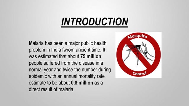 National Antimalaria program | PPTX | Infectious Diseases | Diseases ...