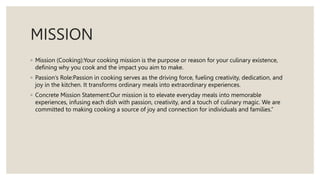 Passion , Mission, and goal for self improvement | PPT