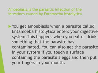 Presentation (2) (1).pptx on Amoebiasiss | PPTX