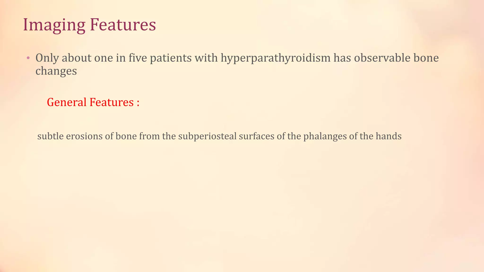 hyperparathyroidism in oral radiology | PPTX