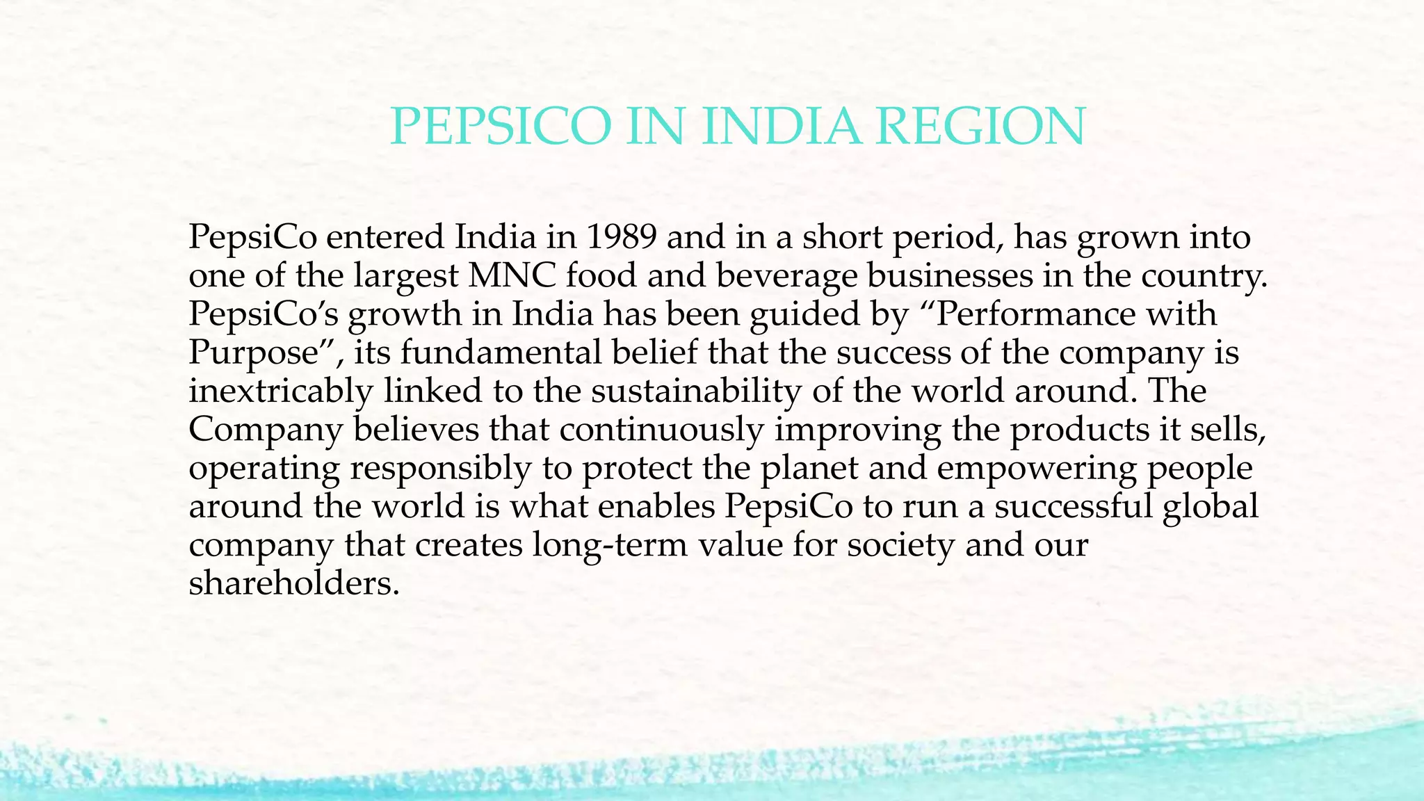 PEPSICO | PPT