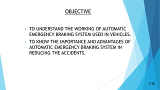 Automatic emergency braking | PPTX