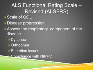 Presentation 212 d gardner_the pyramid of care for als | PPT