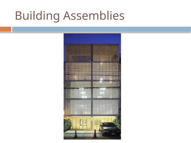 Presentation 213-1 - Elements of Building Assemblies.pptx