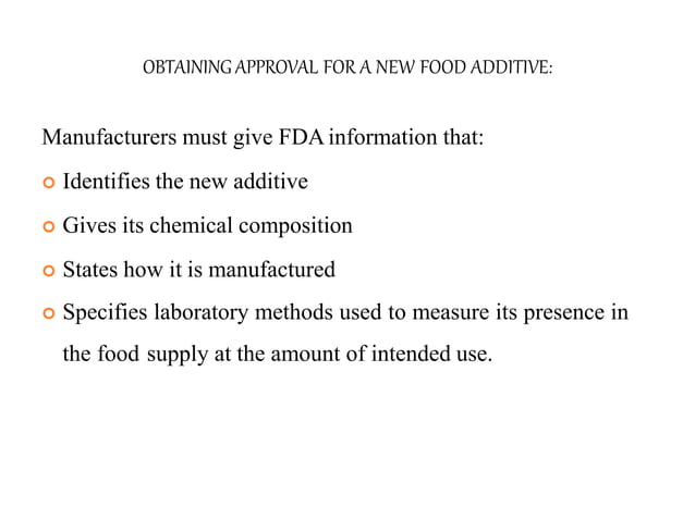 Generally recognized as safe (GRAS) | PPTX | Pharmaceutical Industry ...