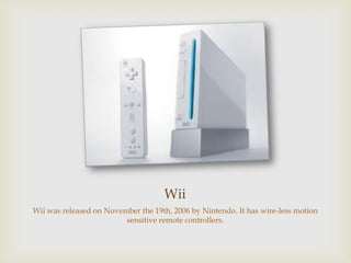 Timeline of Nintendo | PPTX | Home Entertainment Systems | Consumer ...