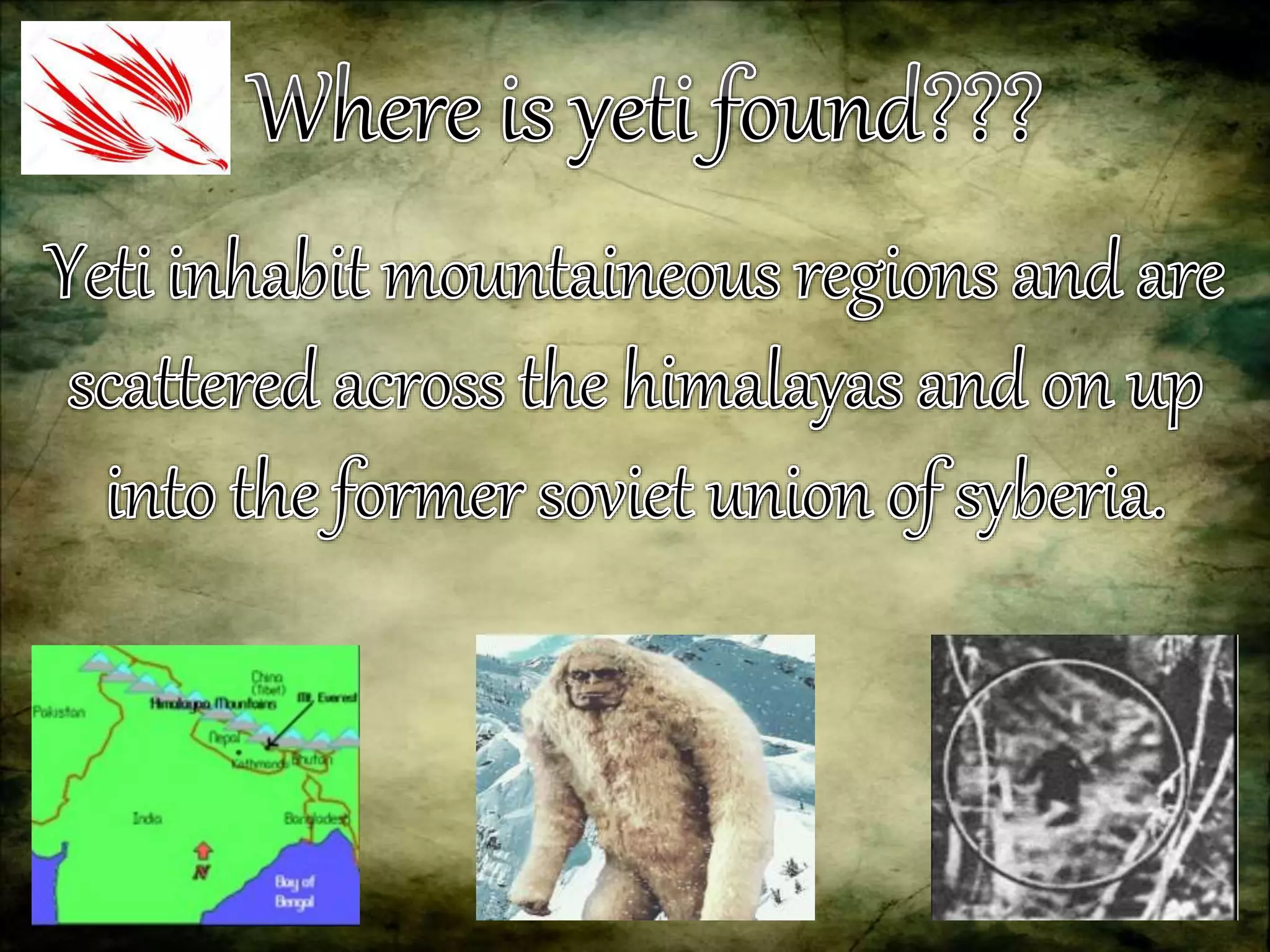 yet - the abominable snowman's story ,history............... | PPTX