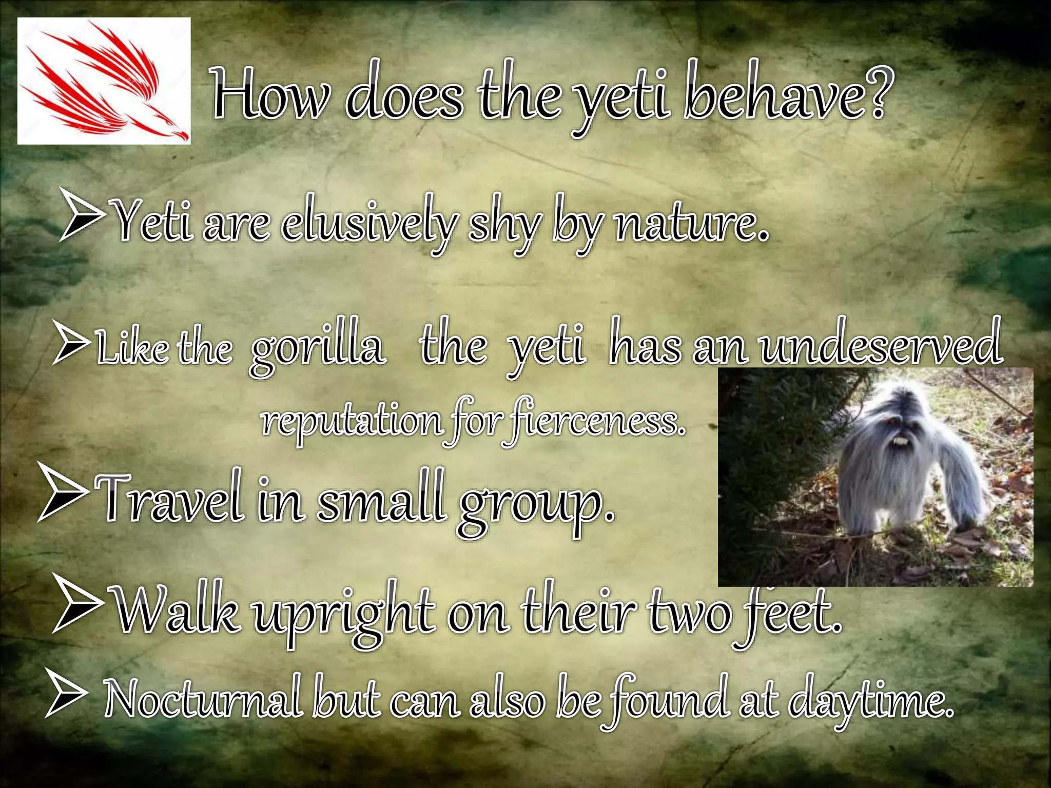 yet - the abominable snowman's story ,history............... | PPTX