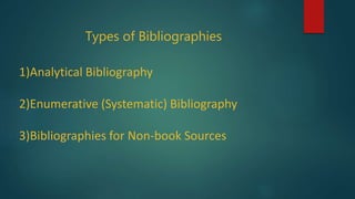 BIBLIOGRAPHY AND REFRENCE | PPTX