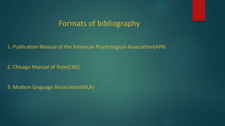 Bibliography Pictures