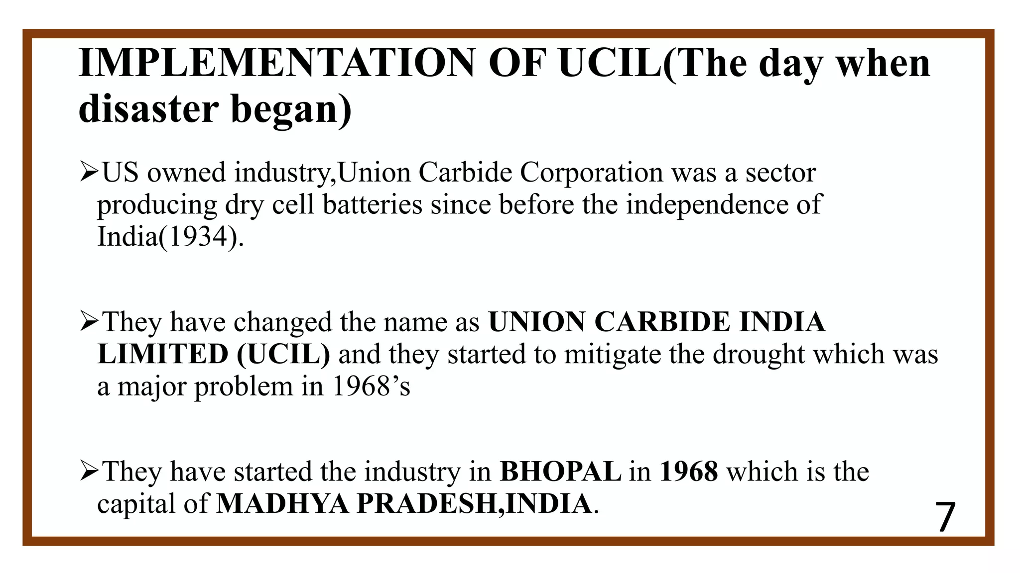 BHOPAL GAS TRAGEDY | PPTX | Business | Business and Finance
