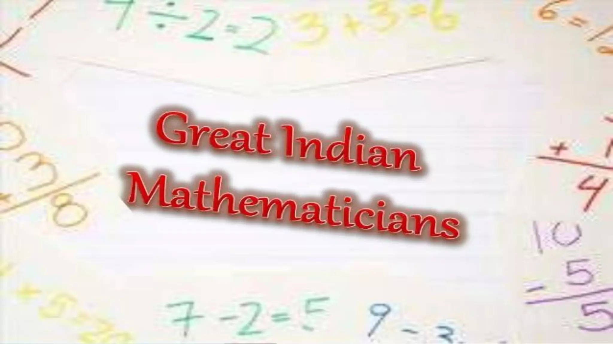 great indian mathematicians | PPT