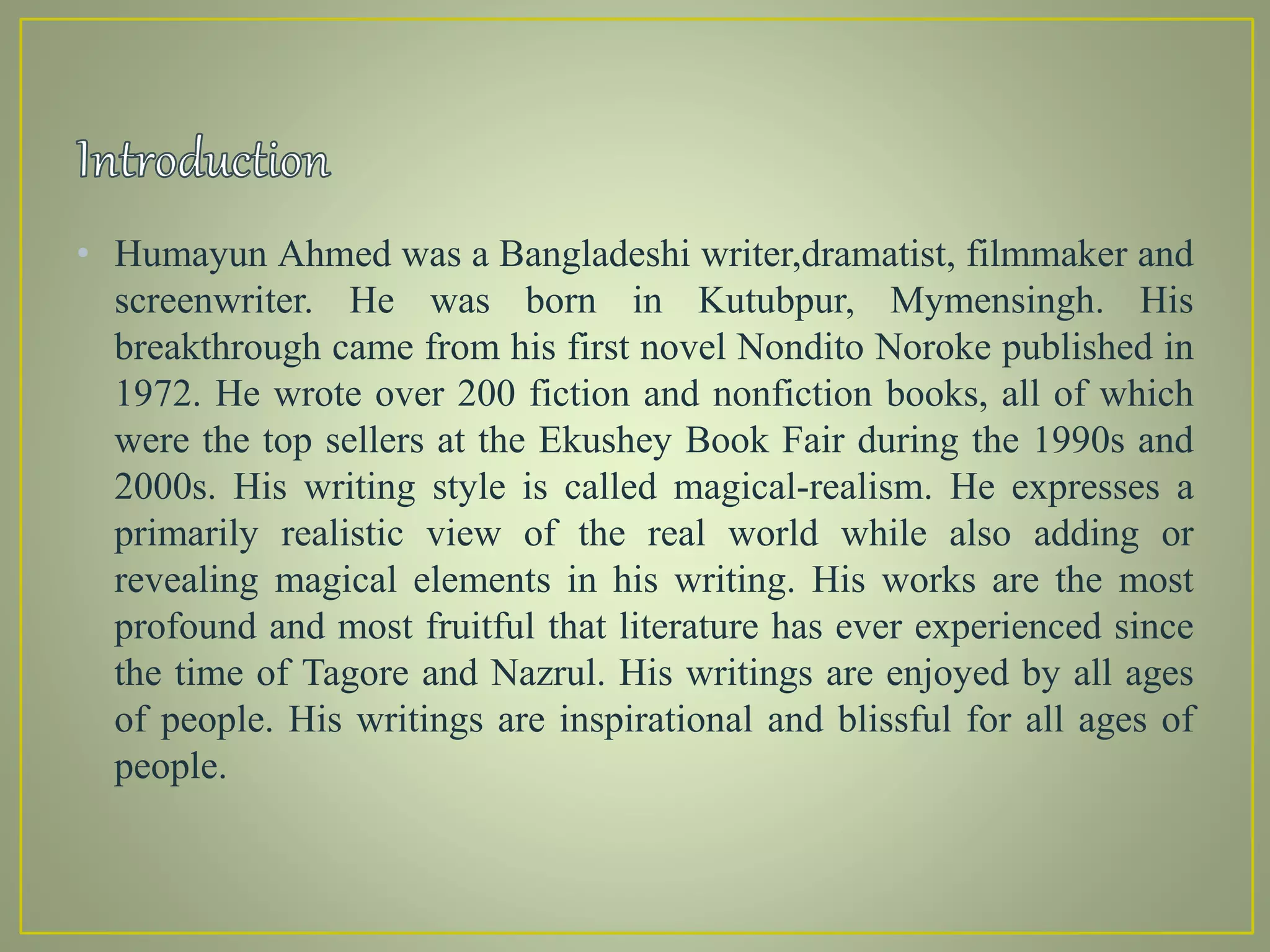 Humayun Ahmed Research Presentation.pptx