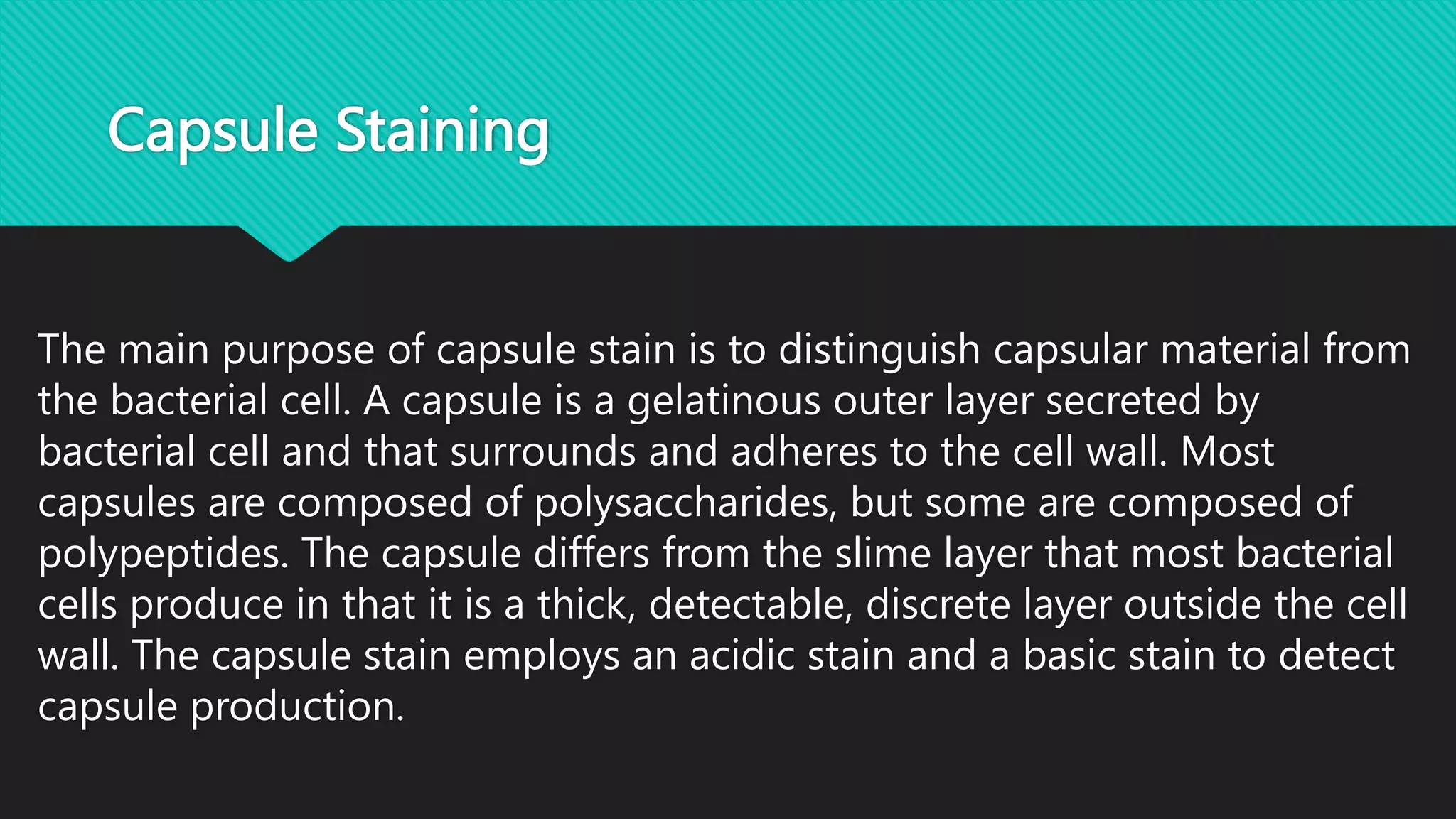 capsule staining | PPTX