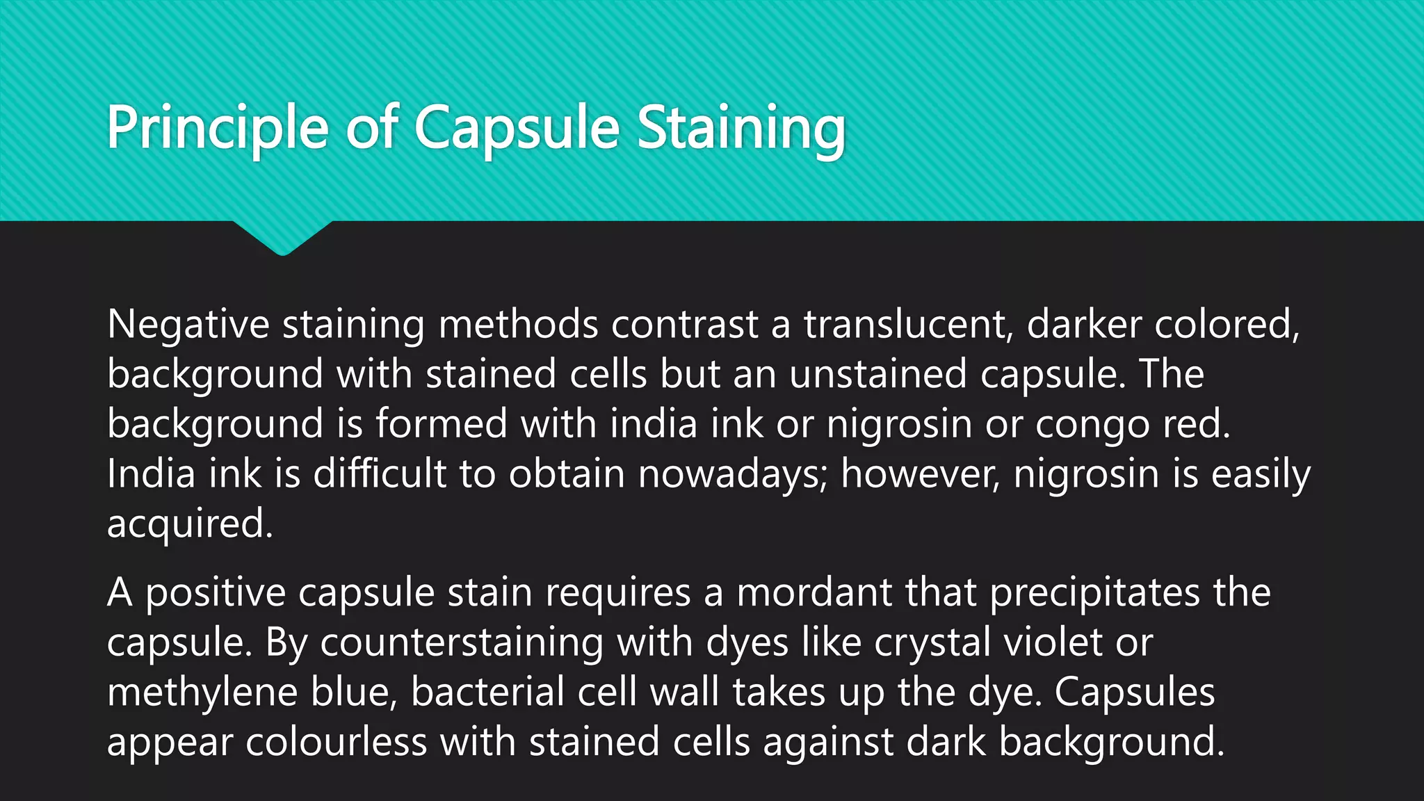 capsule staining | PPTX
