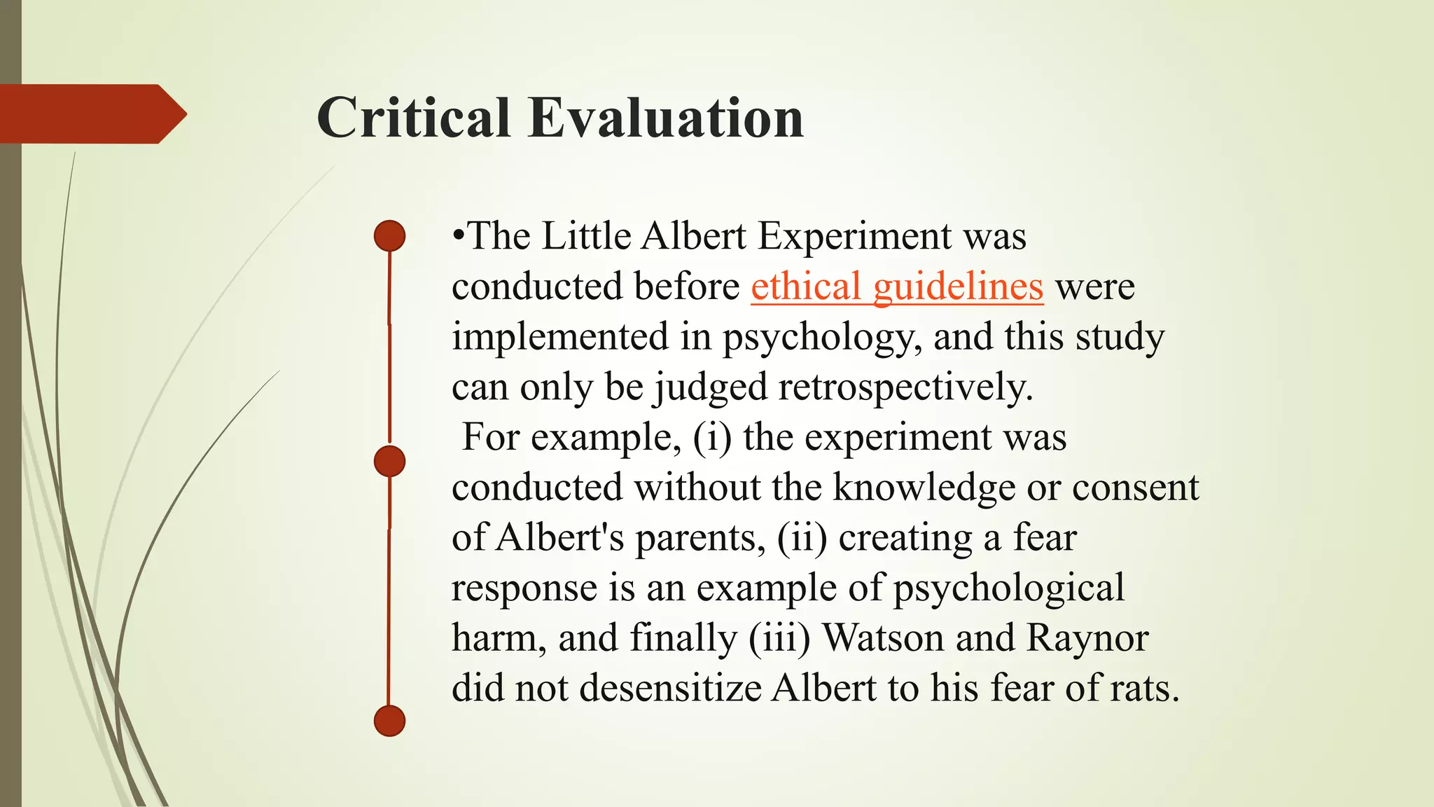 The Little Albert Experiment | PPTX