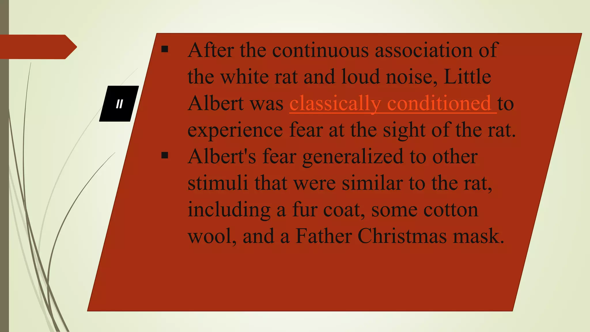 The Little Albert Experiment | PPTX