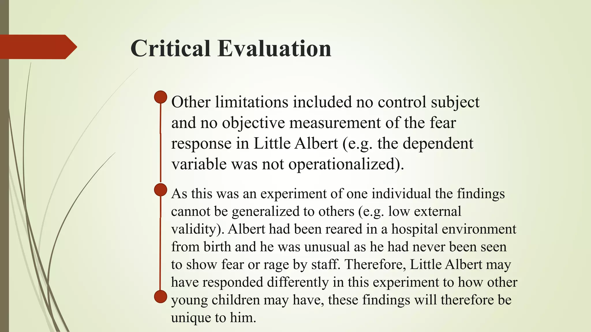 The Little Albert Experiment | PPTX