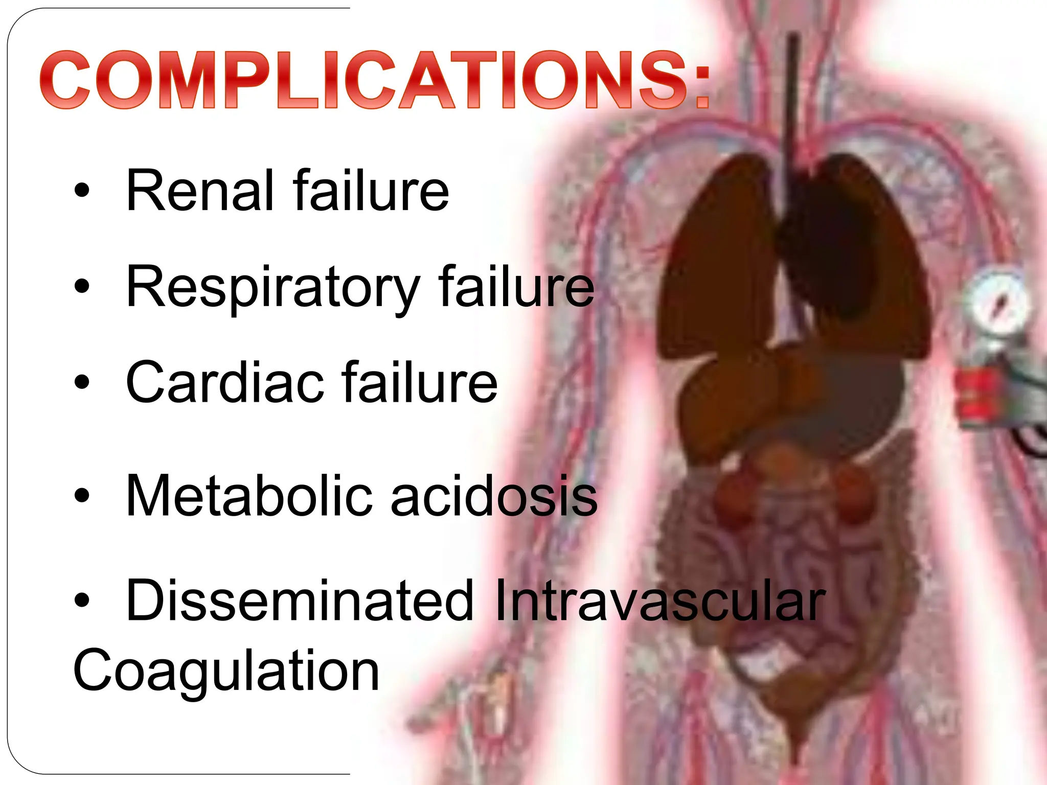 Septic shock: it occurs due to sepsis... | PPTX