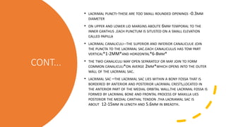 lacrimal gland | PPTX