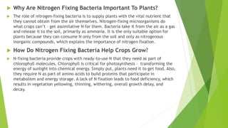 NITROGEN FIXATION SOIL AND AGRICULTURAL MICROBIOLOGY | PPT