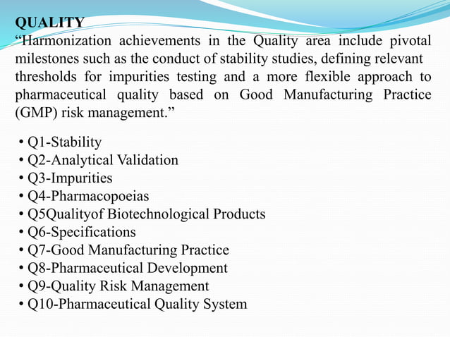 cmc [ chemistry manufacturing control ] | PPTX