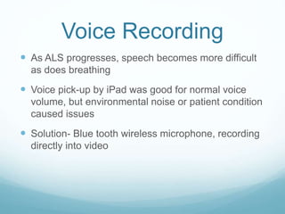 Presentation 223 rebecca brittain als tele health_ a patient centered ...