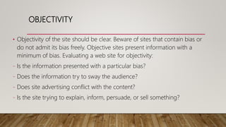 uso de sitios web | PPTX