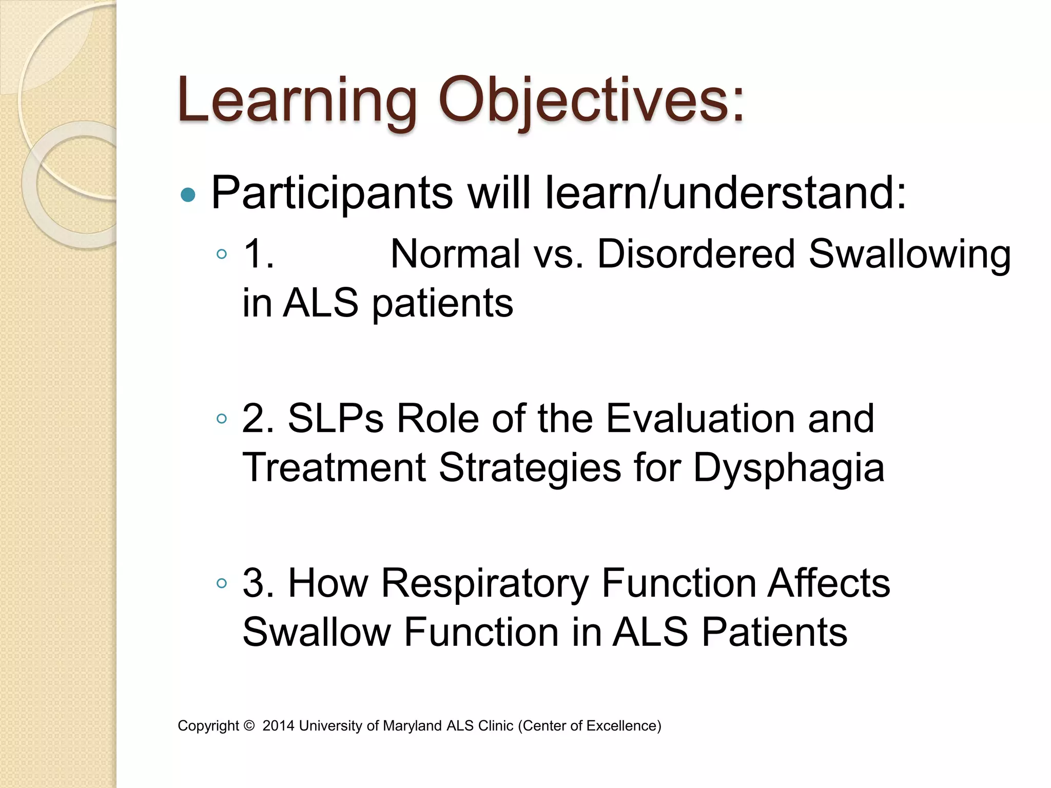 Presentation 228 denise epps neurogenic dysphagia- role of slp in ...