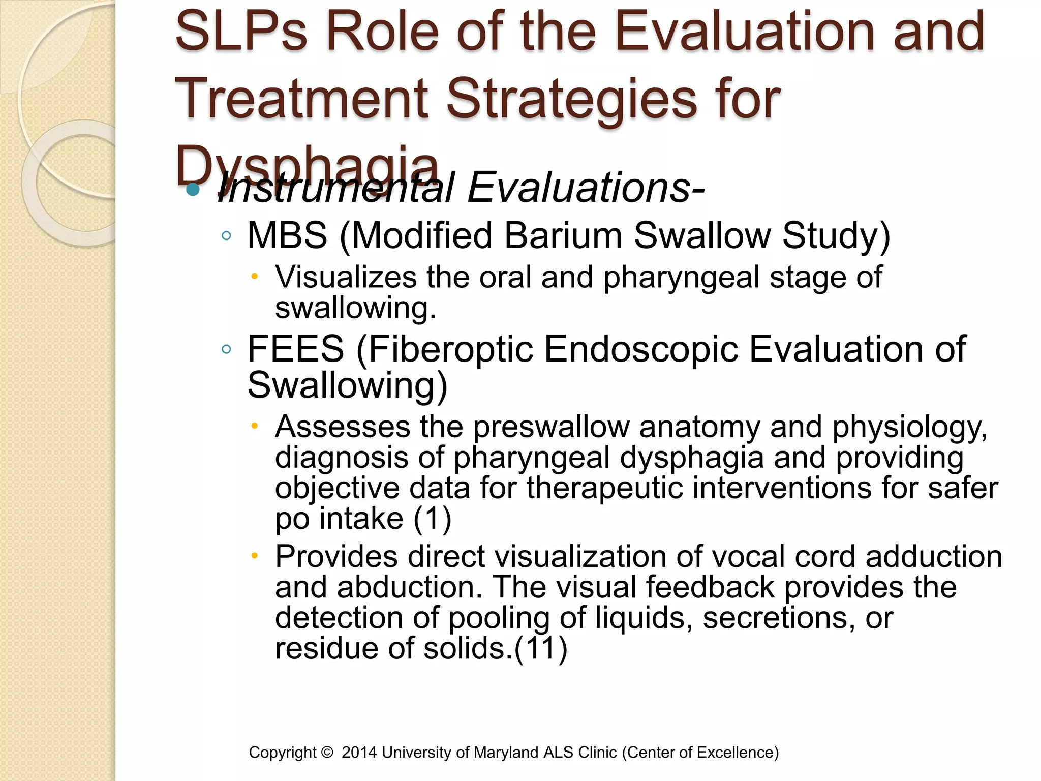 Presentation 228 denise epps neurogenic dysphagia- role of slp in ...