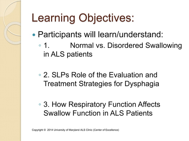 Presentation 228 denise epps neurogenic dysphagia- role of slp in dysphagia management of als ...