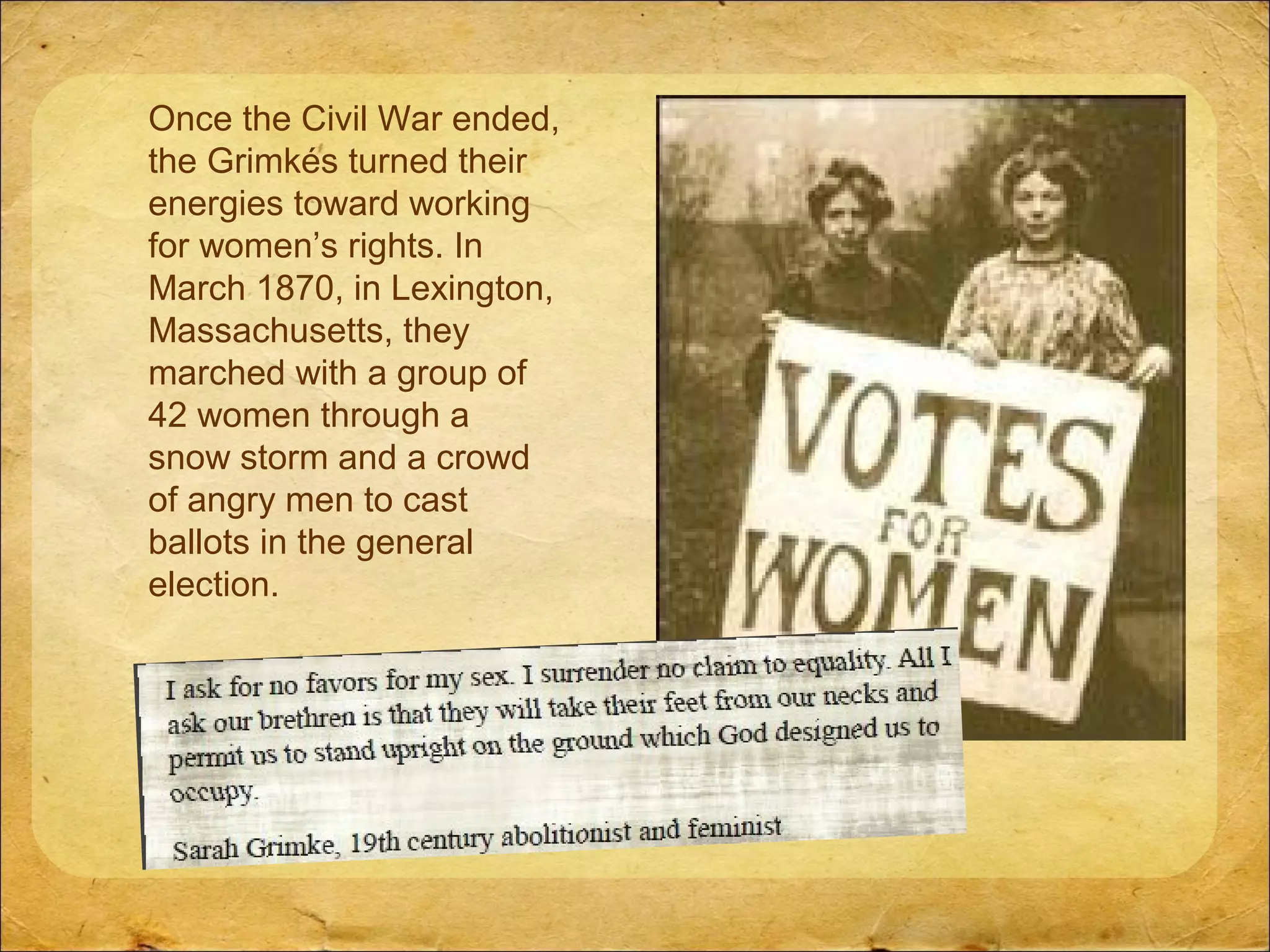 Sarah and Angelina Grimké - Sisters Against Slavery | PPS