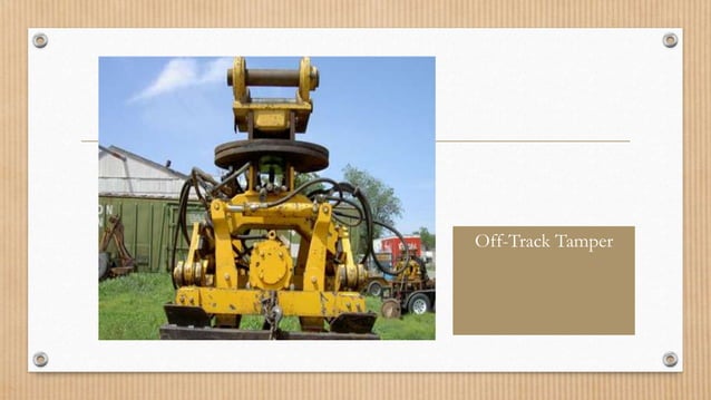modern methods of railway track maintanence | PPTX | Rail Travel ...