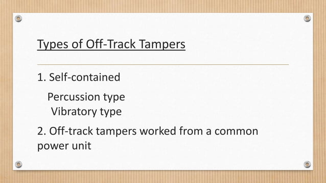 modern methods of railway track maintanence | PPTX | Rail Travel ...