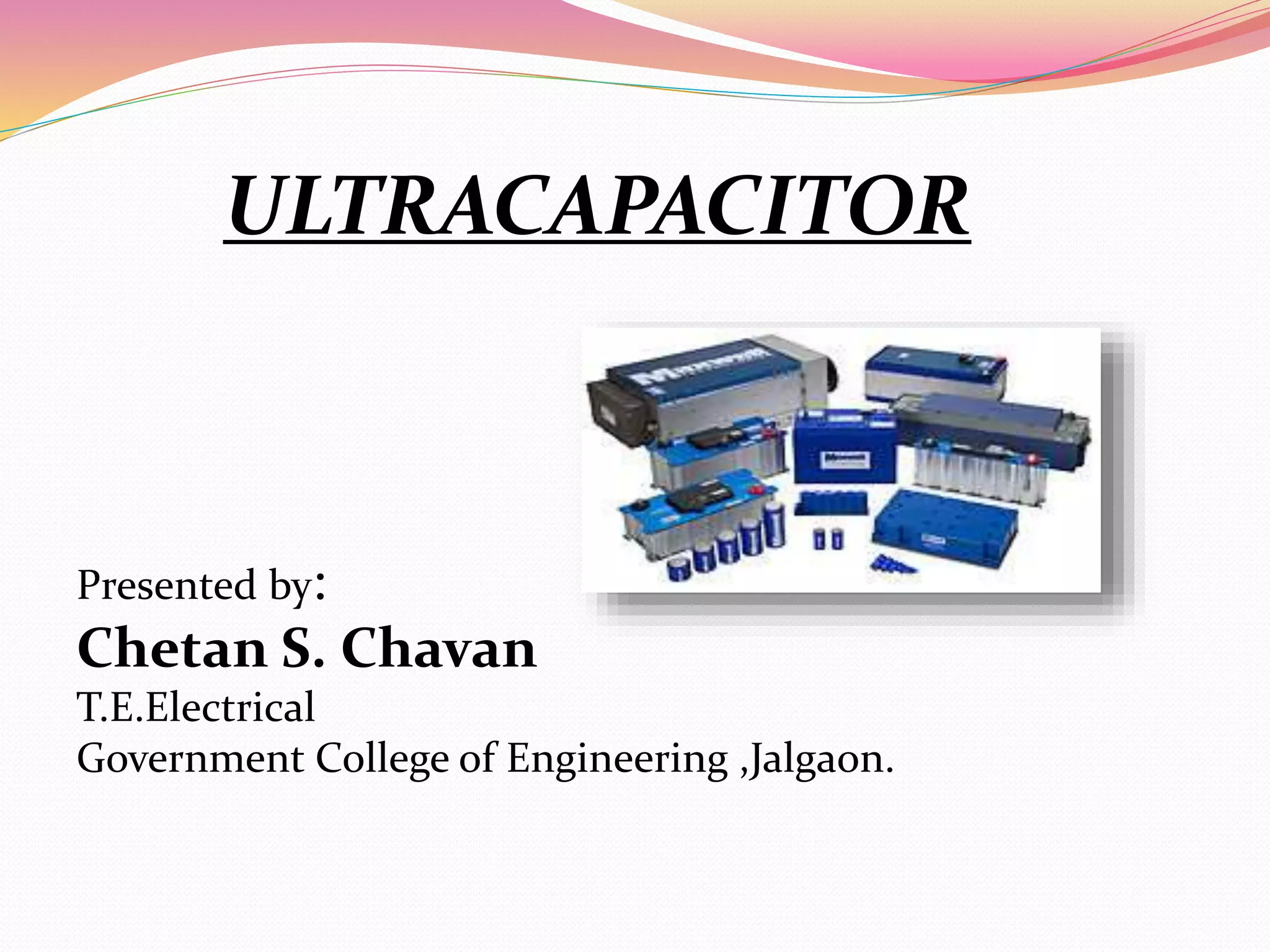 ULTRACAPACITOR | PPTX