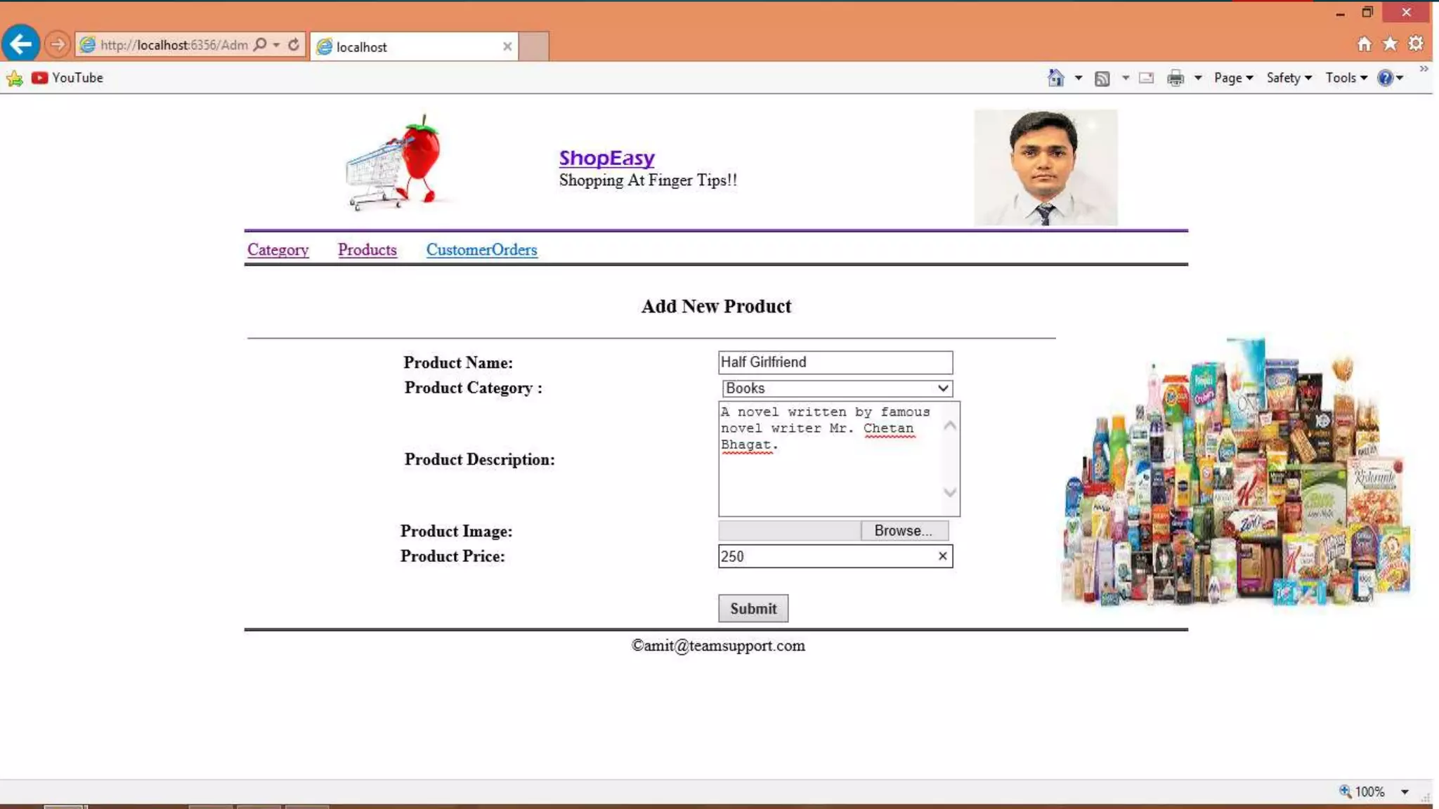 Presentetion on Online Shopping Website Project. | PPTX