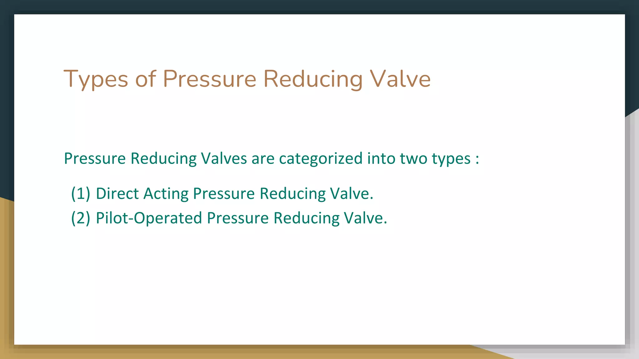 Pressure Reducing Valve: A Guide to Types, Applications, and Benefits ...
