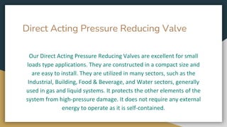 Pressure Reducing Valve: A Guide to Types, Applications, and Benefits ...