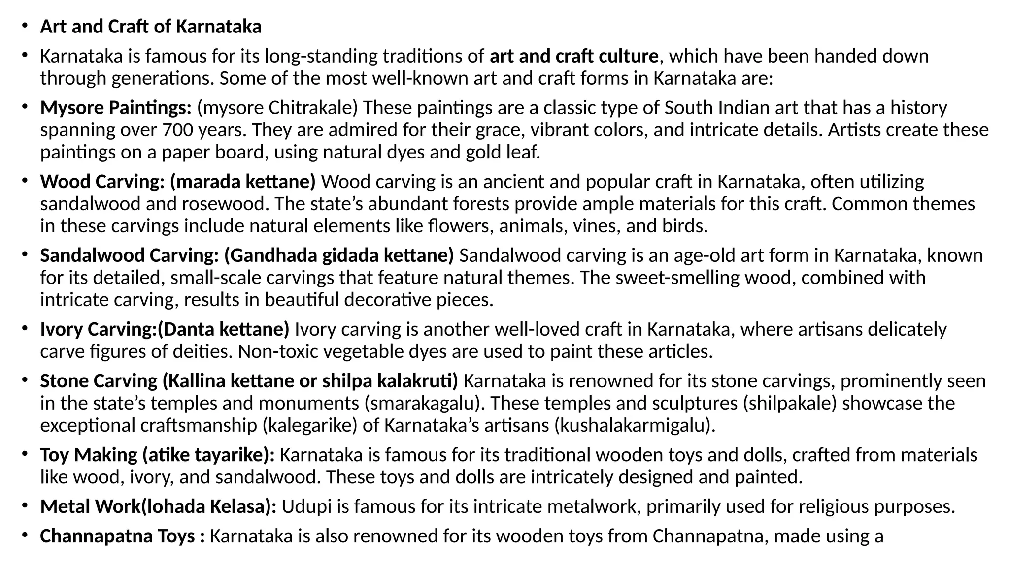 Powerpoint Presentation on KARNATAKA'S CULTURE | PPTX